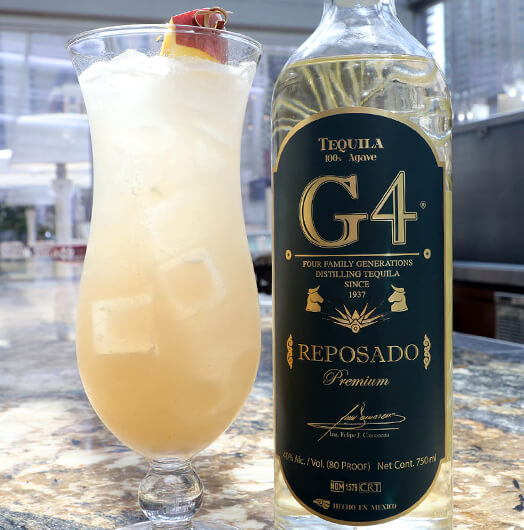 Peach Bomb Recipe Using G4 Tequila